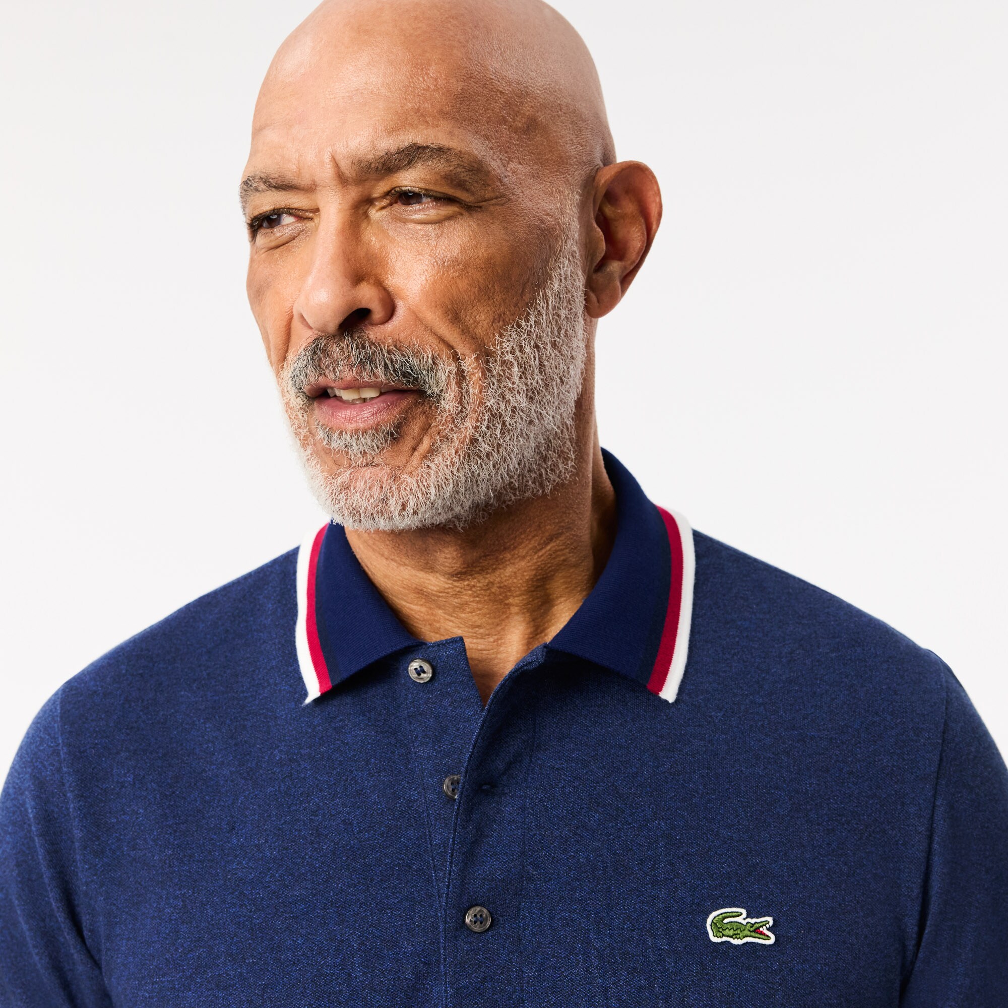 Contrast Collar and Cuff Stretch Polo Shirt